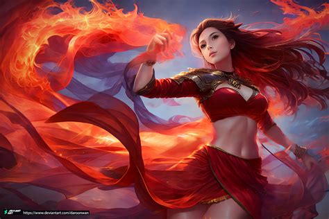 Fire Mage By Daroonwan On Deviantart