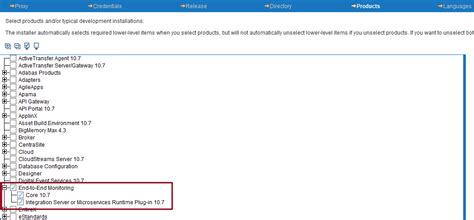 setup using ibm webmethods installer ibm webmethods end to end monitoring