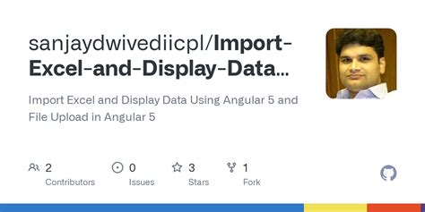 Github Sanjaydwivediicplimport Excel And Display Data In Angular 5