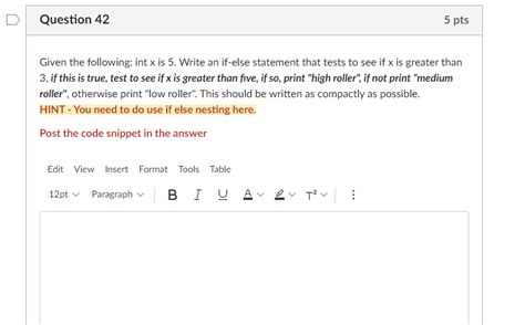 Solved Given The Following Int X Is Write An If Else Chegg