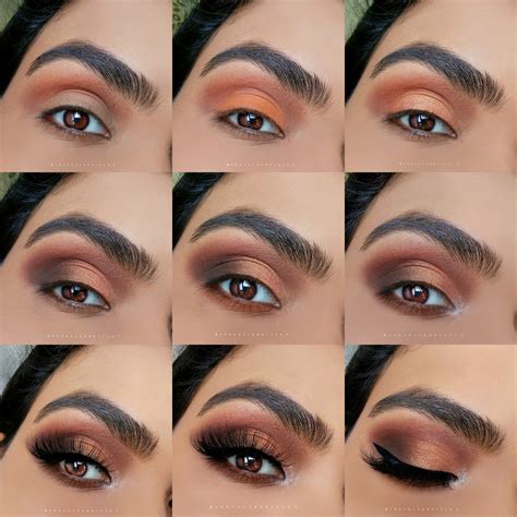 Shimmery Orange Smokey Eyes Tutorial The Veiled Artist