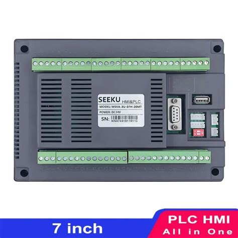 7 Inch Hmi With Fx3u Hmi Plc All In One Integrated Plc Hmi Combo With Rs485 Plc Supports