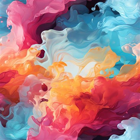 Premium Ai Image Colorful Fluid Abstract Background
