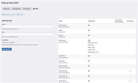 Roles Rules B2B For WooCommerce WooCommerce