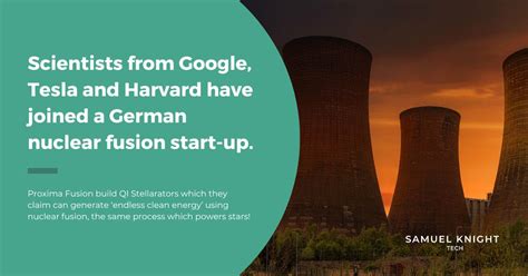 Samuel Knight Tech On Linkedin Techinnovation Nuclearenergy Netzero