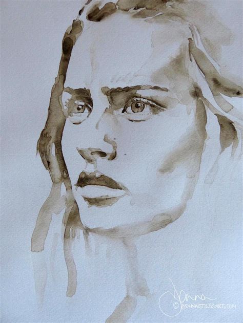 Tips For Watercolour Portraits Watercolor Face Watercolor Art Face