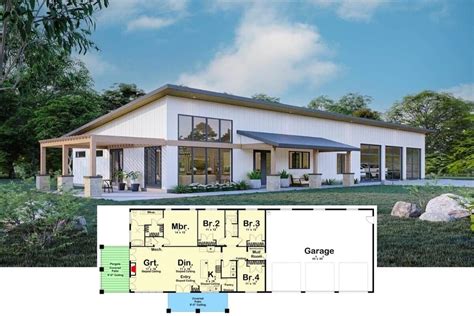 Single Floor Plans Barn Style Home Barn Style House Floor Plan