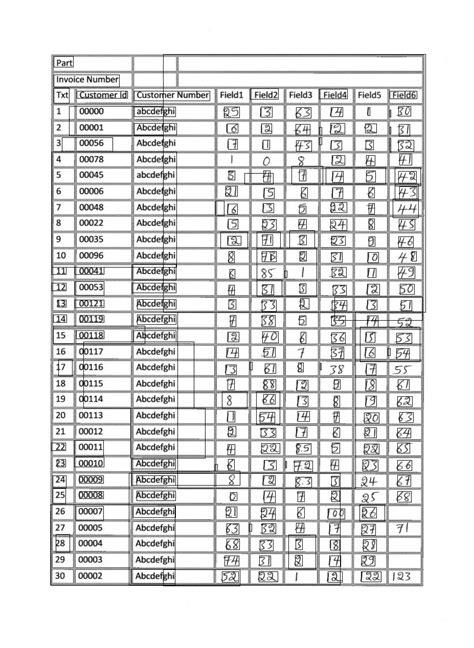 Python Extract Individual Field From Table Image To Excel With OCR