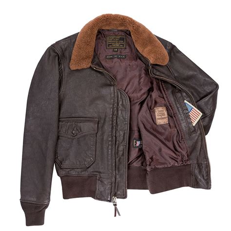 Cockpit Usa Vintage G 1 Jacket Without Patches Brown Usa Made