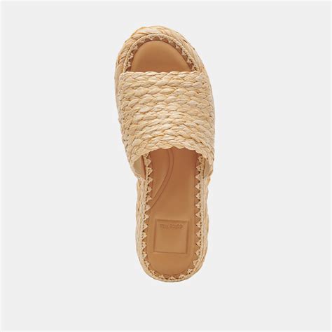 Chavi Sandals Lt Natural Raffia Dolce Vita
