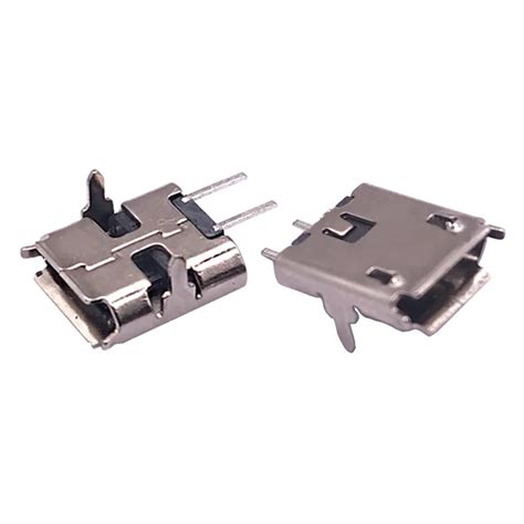 Micro Usb Female Socket 2p V8 High Frequency Charging Port