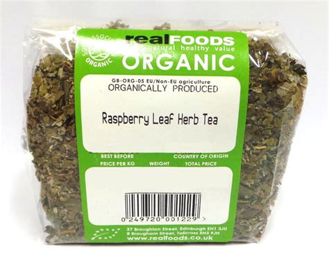 Organic Raspberry Leaf Herb Tea From Real Foods Buy Bulk Wholesale Online