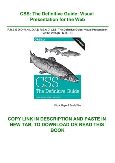 [f r e e d o w n l o a d r e a d] css the definitive guide visual