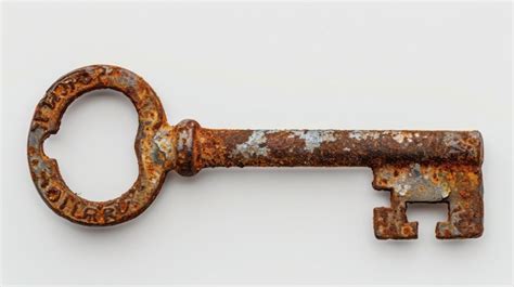 Rusty Old Key Premium Ai Generated Image