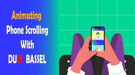 Phone Scrolling Animation With Duik Bassel Tutorial Phone Character Rigging Tutorial