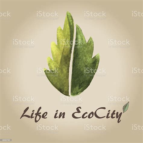 Eco Leaf Stock Illustration Download Image Now Botany Computer