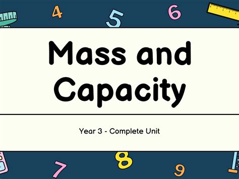 White Rose Maths Year 3 Mass And Capacity 7 Lesson Bundle