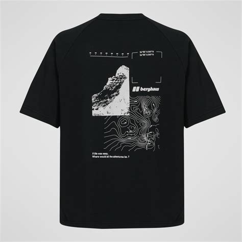 Unisex Volcanism Tee Black Berghaus