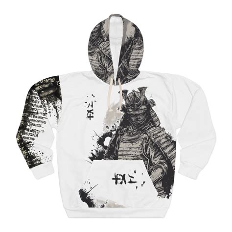Mindset Samurai Warrior Unisex Pullover Hoodie Bold Graphic Design