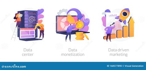 Big Data Storage And Use Vector Concept Metaphors Stock Vector Illustration Of Benefit