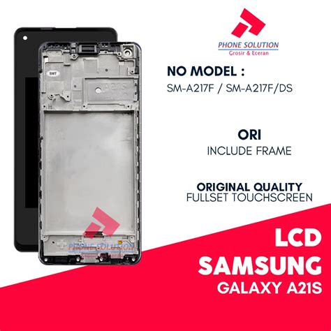 Jual Lcd Samsung A S Includeframe Fullset Touchscreen Garansi Bulan Shopee Indonesia