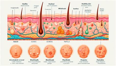 A Diagram Of The Different Facial Features Of A Face Premium Ai Generated Image
