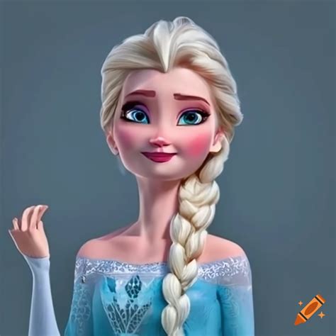 Elsa Character On Craiyon