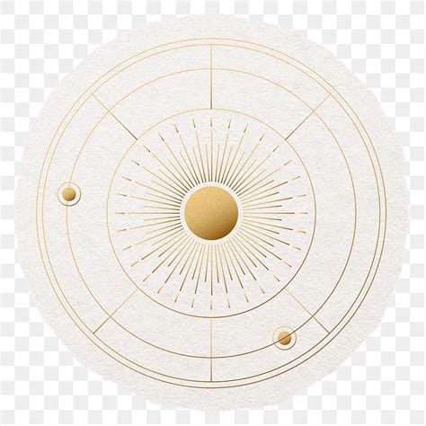 Golden Celestial Astrology Png Images Free Photos Png Stickers