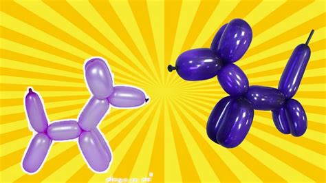 Собачка из надувного шарика Фигуры из надувных шаров Youtube