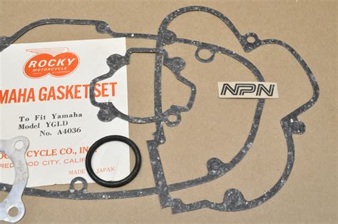 Nos Yamaha Yg1 Yg1t Rocky Japan Complete Engine Motor Gasket Kit A4036