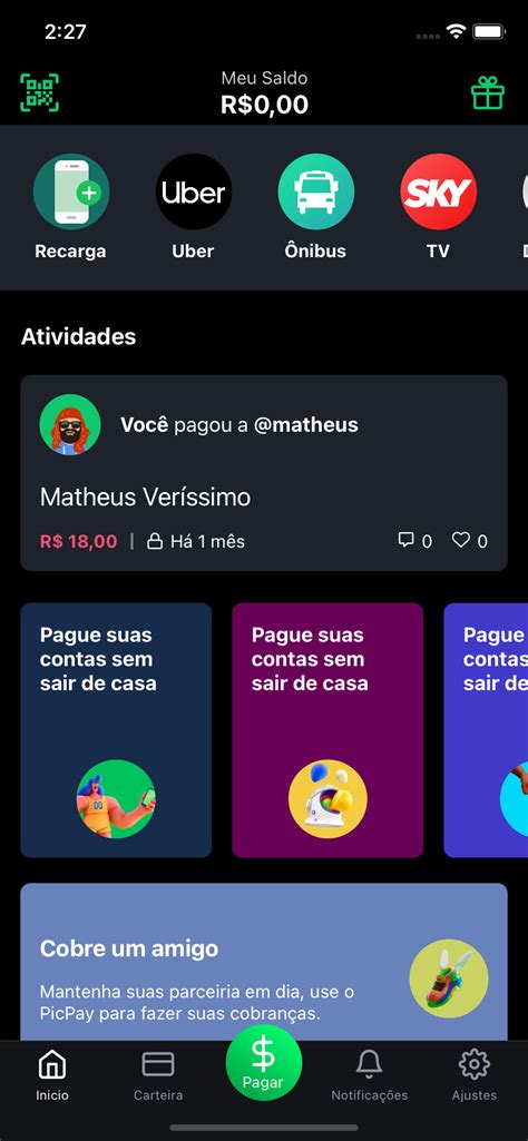 github mathv21 picpay clone clone da interface do aplicativo picpay