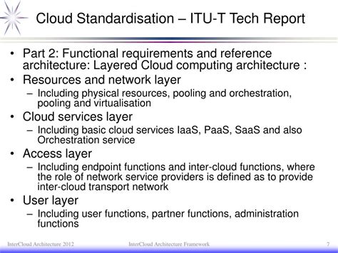 Ppt Defining Intercloud Architecture Framework Icaf For Interoperability And Integration