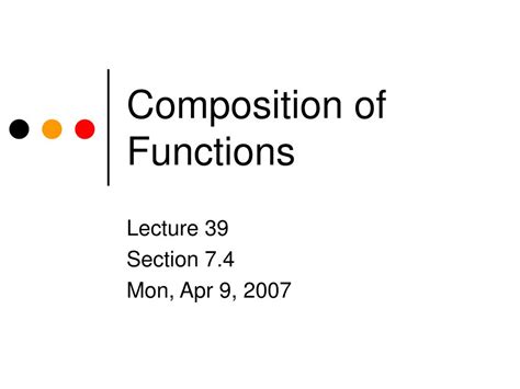 PPT Composition Of Functions PowerPoint Presentation Free Download ID