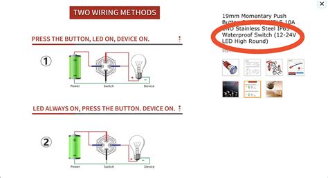 How To Connect And Control Button With Built In Led Leds And