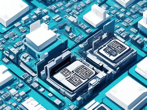Premium Ai Image Sim Card And Cloud Computer System Illustration Ai Generated