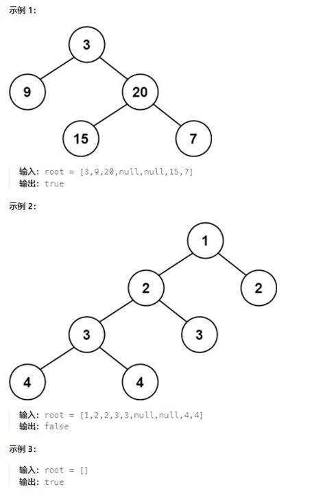Leecode 110 平衡二叉树 Csdn博客