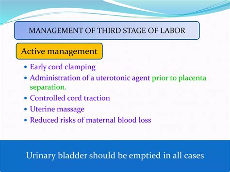 006 Management Of The Third Stage Of Labor Pptx