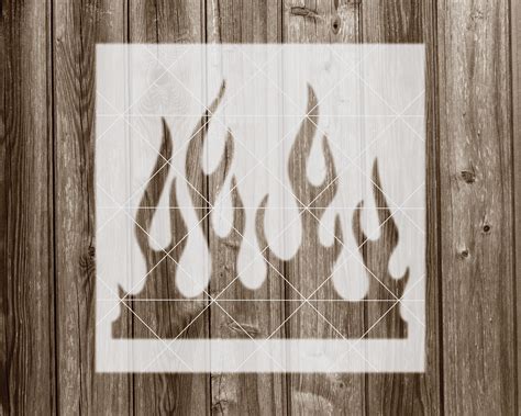 Flame Stencil