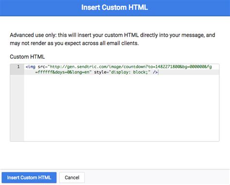 create an html email in gmail mixmax