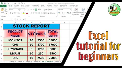 tutoriales excel