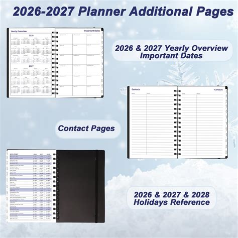 Daily Planner 2026 2027 2026 Planner Weekly And Monthly