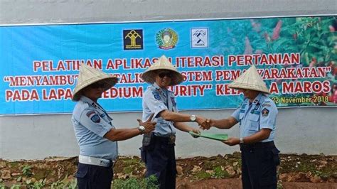Warga Binaan Lapas Maros Diajari Bercocok Tanam - Tribun-timur.com