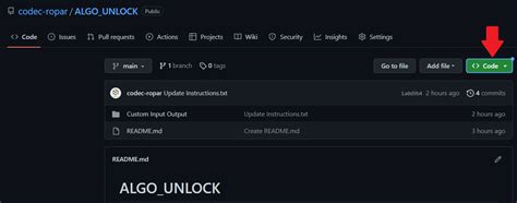 Github Codec Roparalgounlock Custom Input Output Files For Algo Unlock 2023