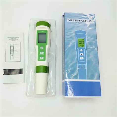 Portable 4 In 1 Chlorine Meter Pen Type Free Chlorine Tester Cl Orp H2