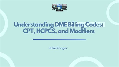 What Are Dme Billing Codes Cpt Hcpcs And Modifiers
