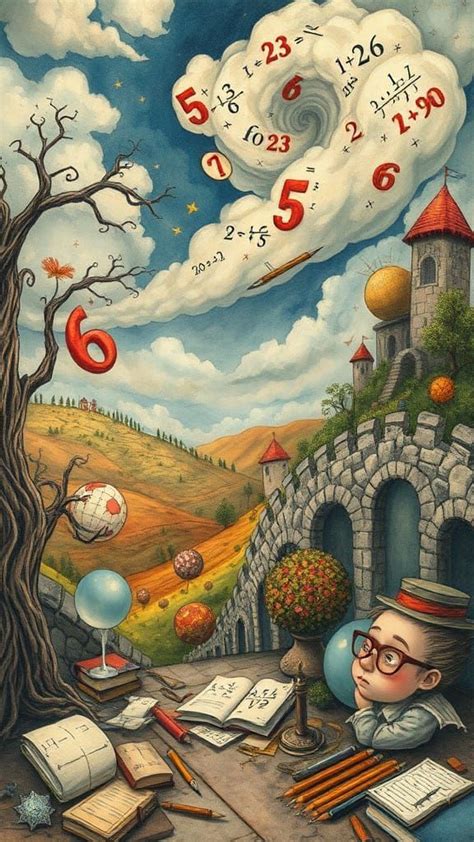 Math All Around Us Whimsical Math Wonderland In Pop Surrea In 2025