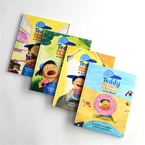 Teddy In Trouble Custom Book Bundle