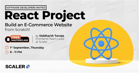 scaler on linkedin how to build an e commerce website with react