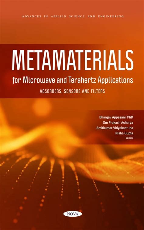 Metamaterials For Microwave And Terahertz Applications Absorbers Sensors And Filters Nova