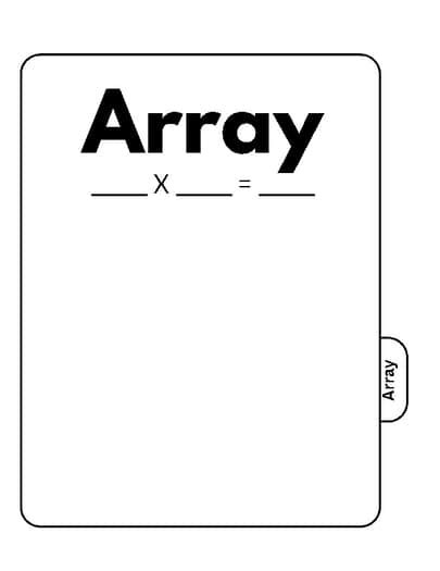 Interactive Math Notebook Covers Tabs For Multiplication And Division Strategies